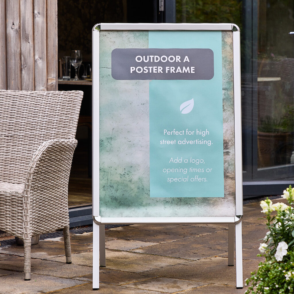 Outdoor A Poster Frame – Durable, high-impact display solution
