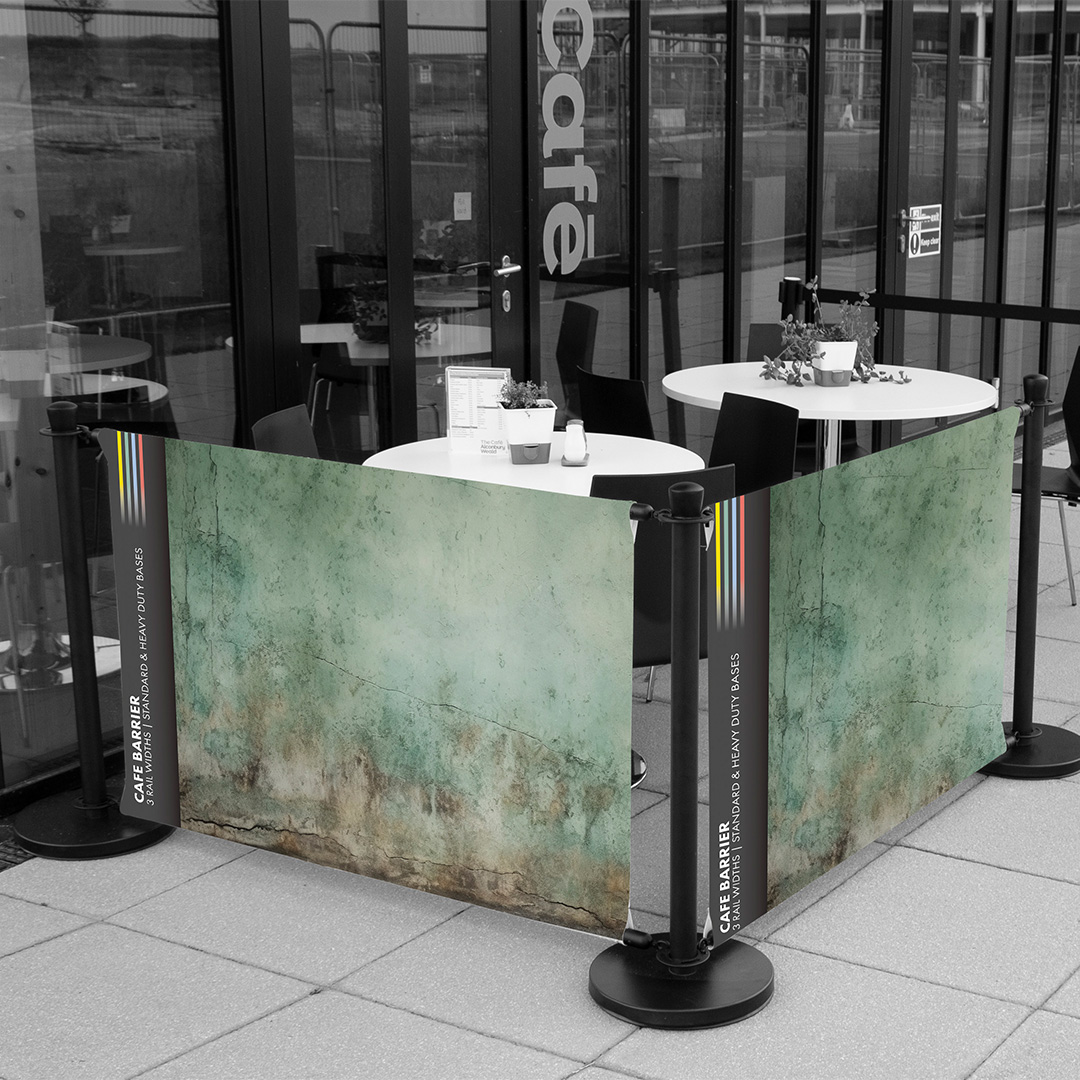 Café Barriers and Queue Management - Very Displays