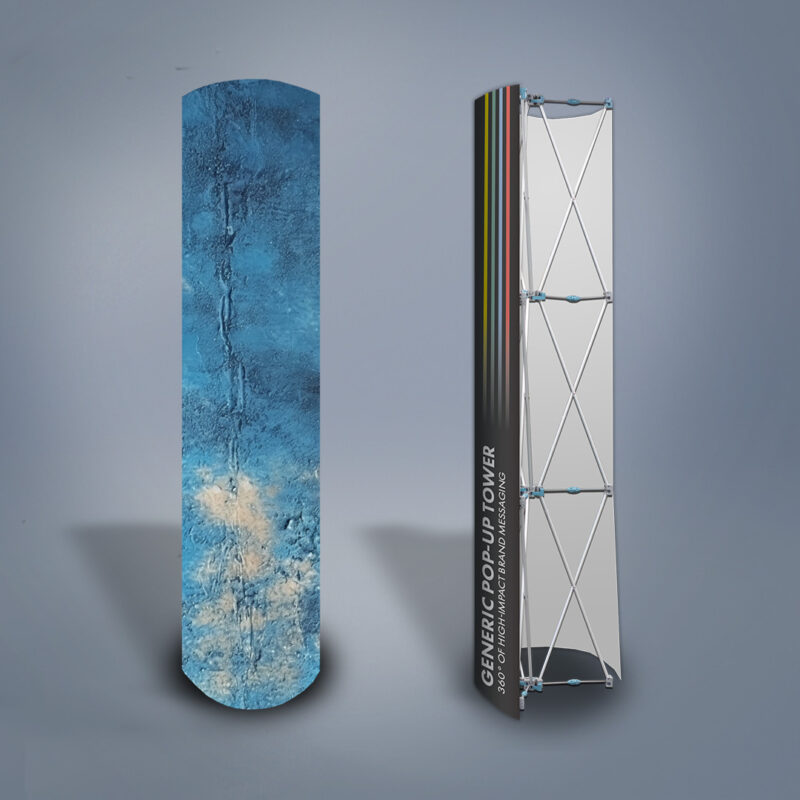 Very Displays Pop Up Tower – 360° Display for Maximum Impact