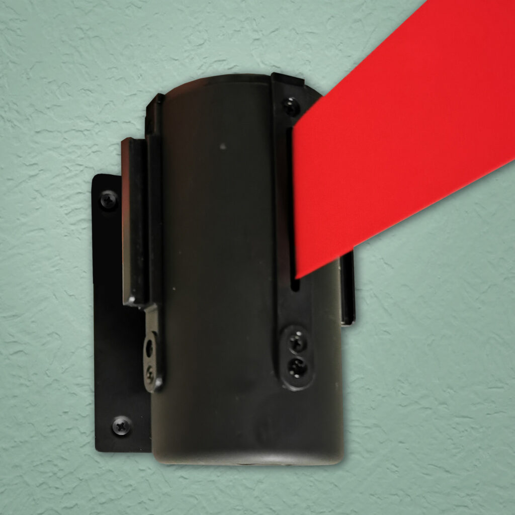 Retractable Wall Belt - Space-saving crowd control