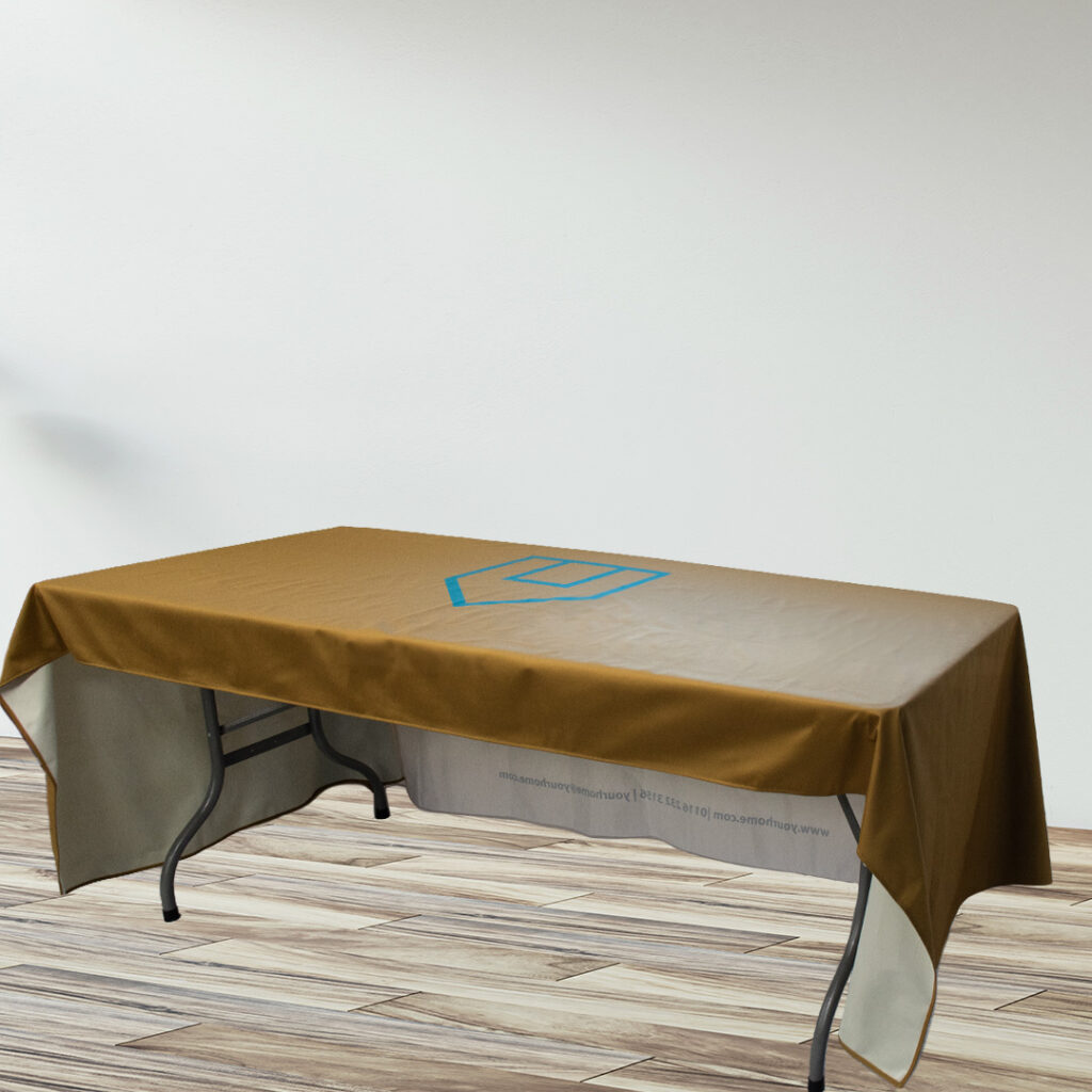 Very Displays Printed Table Cloth – Customisable & Professional