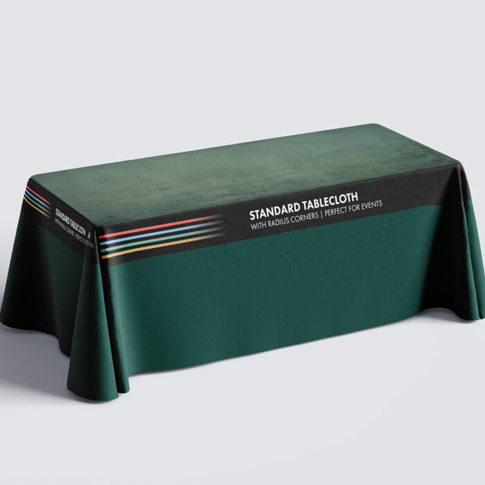 Very Displays Printed Table Cloth – Customisable & Professional