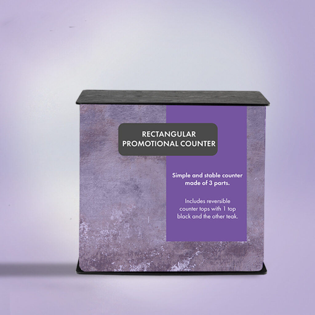 Very Displays Promotional Counter Rectangular – Versatile Display