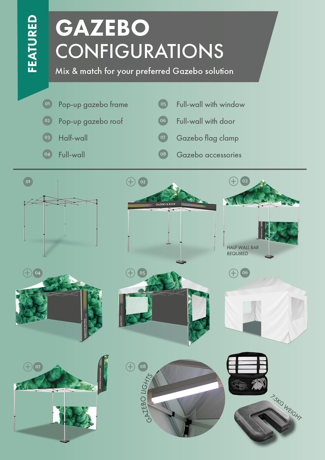 Outdoor Pop-Up Standard Gazebos