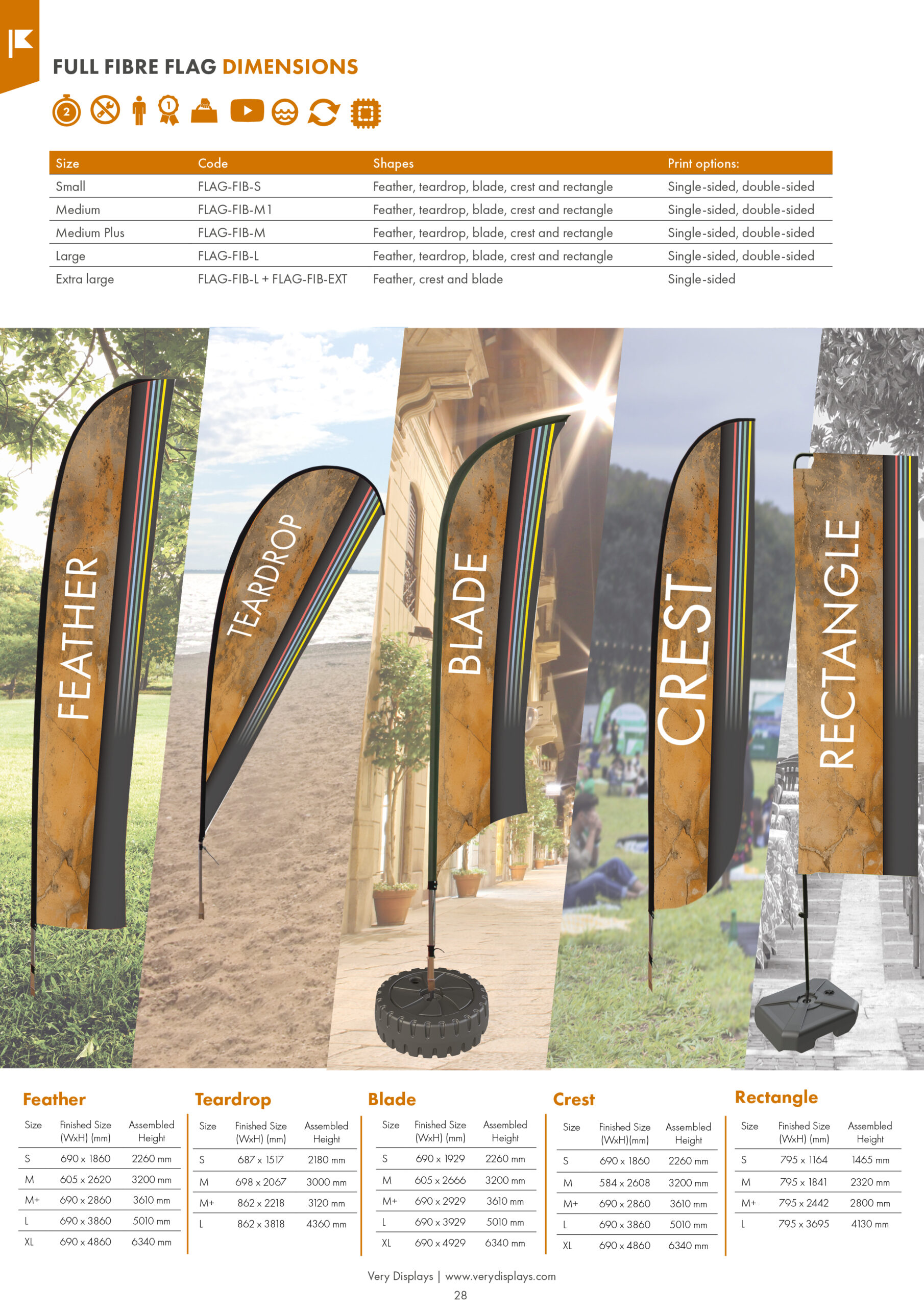 Full Fibre Flag – Durable, Lightweight Flag for Outdoor Branding